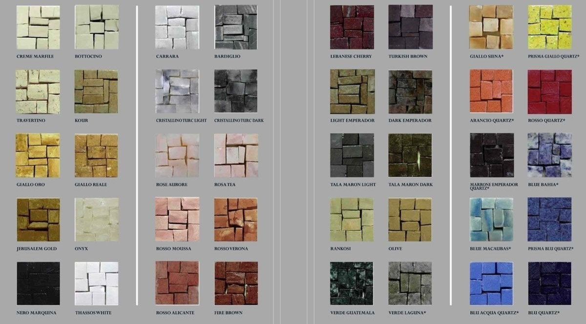 Color Chart - Contemporary - Wall And Floor Tile - by Mozaico Inc | Houzz