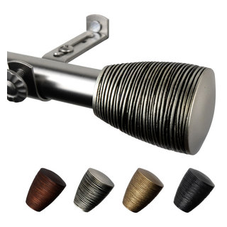 Anya 13/16" Curtain Rod, 48-84" - Transitional - Curtain Rods - by Rod ...