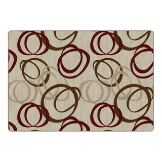 Flagship Carpets FM222-50A 8'4"x12' Duo Pearl Rug, 8'4"x12 ...