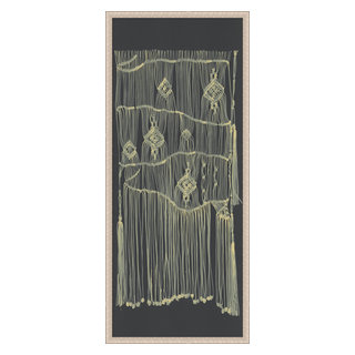 Macrame On Grey 2, Giclee Reproduction Artwork, 21.5x49.5 ...