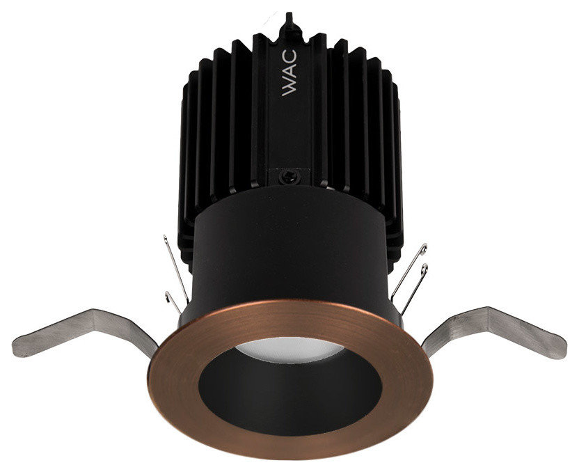 Volta 2" LED Round Trim With-Light Engine Narrow 25 2700K 90CRI, Copper ...