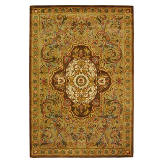 Safavieh Classic Collection CL220 Rug, 8' Round - Victorian - Area Rugs ...