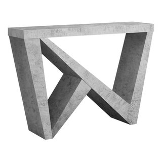 47" Gray Abstract Console Table - Contemporary - Console Tables - by HomeRoots | Houzz