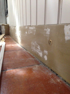 old house... new baseboards