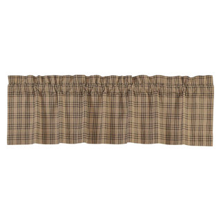 Cumberland Valance Lined Curtain, 16"x60", 60" Width - Farmhouse ...