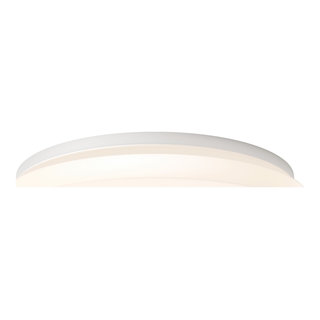 Artika Moonraker III Ceiling Flushmount Light, White - Modern - Flush ...
