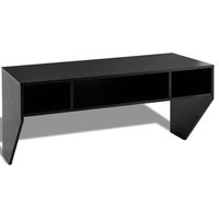 Modern Wall Mounted Floating Sturdy Computer Table With Storage Shelf ...
