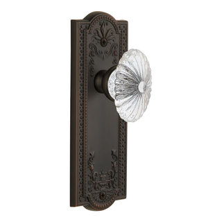 Grandeur PARBUR_PRV_234 Parthenon Solid Brass Rose Privacy Door ...