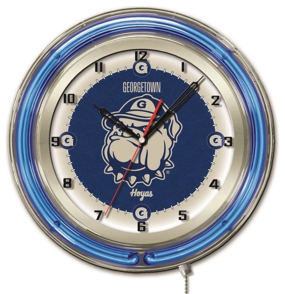Georgetown 19" Neon Clock - Contemporary - Wall Clocks - by Holland Bar ...