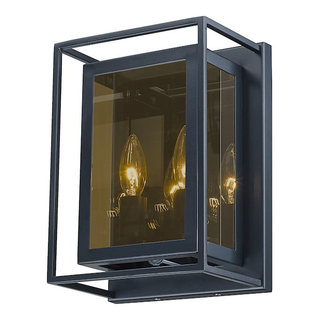 Z-Lite Infinity 2-Light 11.25" Wall Sconce, Misty Charcoal, Smoke, 802 ...
