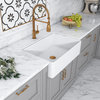 Cremona 33" Double Basin Farmhouse Apron Kitchen Sink - Contemporary ...
