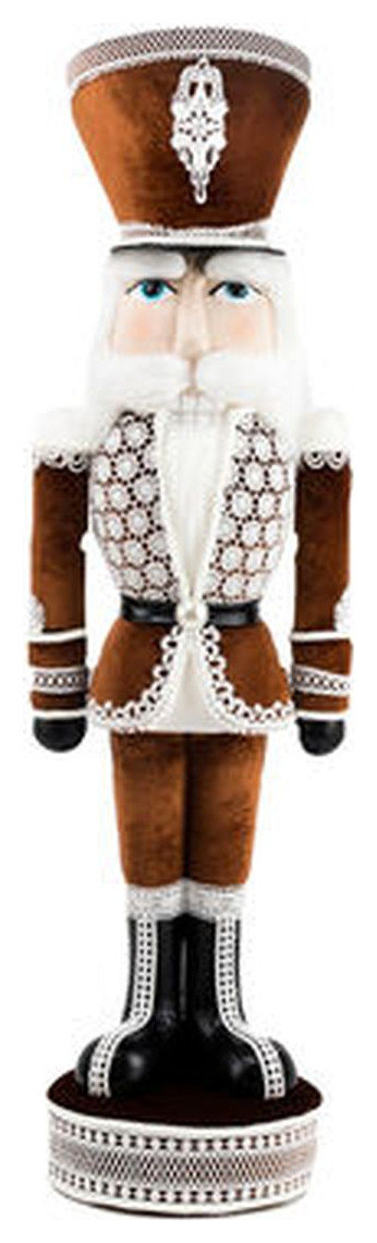 December Diamonds Gingerbread Village 40" Gingerbread Lace Nutcracker ...