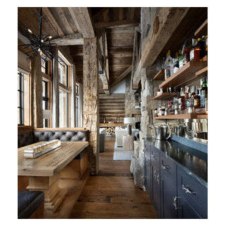 Big Bear Lodge - Rustic - Home Bar - Other - by Centre Sky Architecture ...