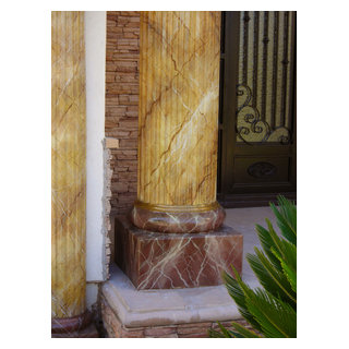 Faux Marble Columns - Los Angeles - by Faux Finish & Murals.Carlos ...