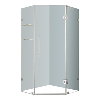 Neoscape GS Frameless Neo-Angle Shower Enclosure, 42"x42"x72 ...
