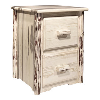 Montana Collection 2-Drawer File Cabinet - Rustic - Filing Cabinets ...
