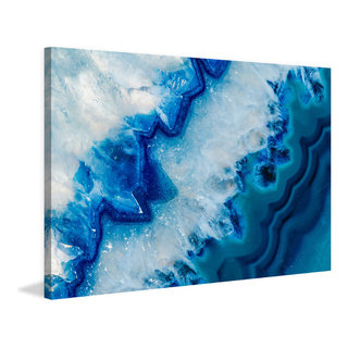 "Crystalization" Painting Print on Canvas, 24"x16" - Contemporary ...