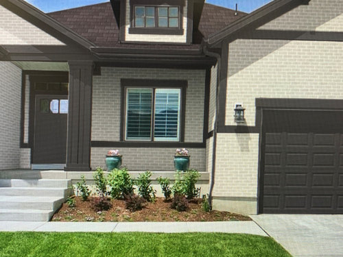 What color exterior paint with ivory brick?