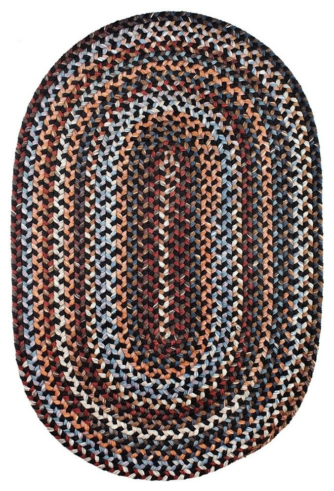 Rhody Rug Astoria Rug, Black Rock, 10'X13' Oval, 10'x13' Oval - Area ...