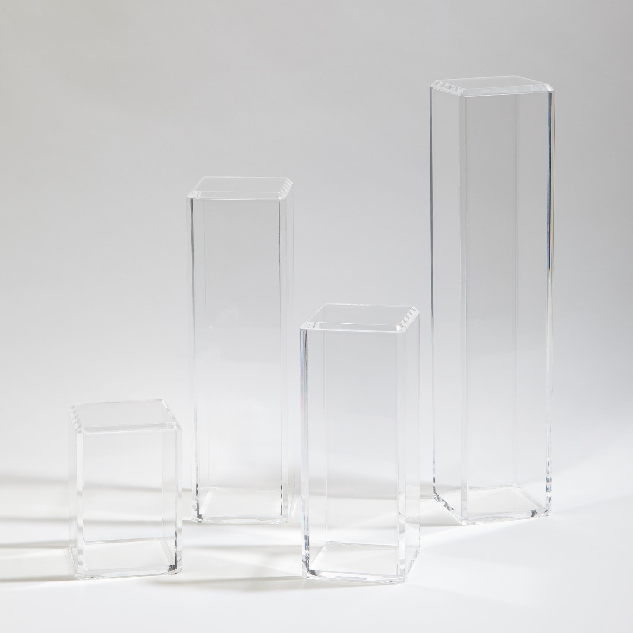 4" Acrylic Riser, Large - Contemporary - Decorative Objects And ...