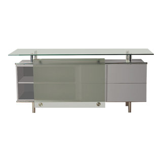 Lacquer Buffet, Sliding Glass Door - Contemporary - Buffets And ...