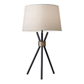 Adesso Benson Table Lamp - Midcentury - Table Lamps - by HedgeApple | Houzz