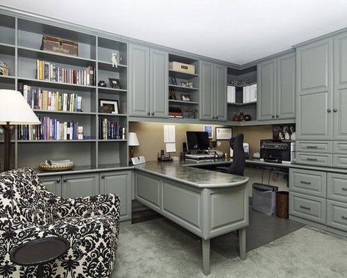 Best U-Shaped Desk Design Ideas & Remodel Pictures | Houzz