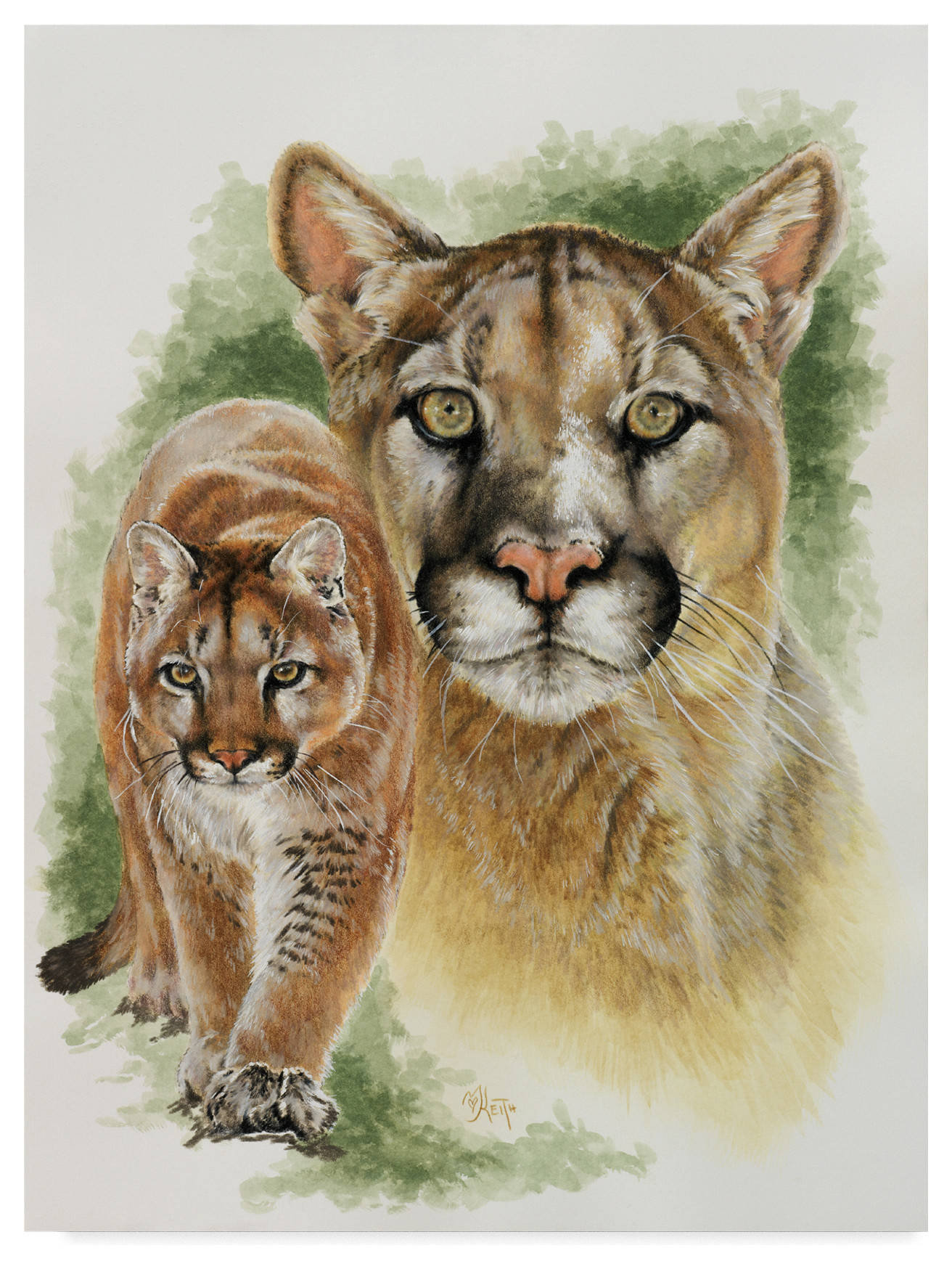 "Mighty" by Barbara Keith, Canvas Art, 47"x35" - Contemporary - Prints ...