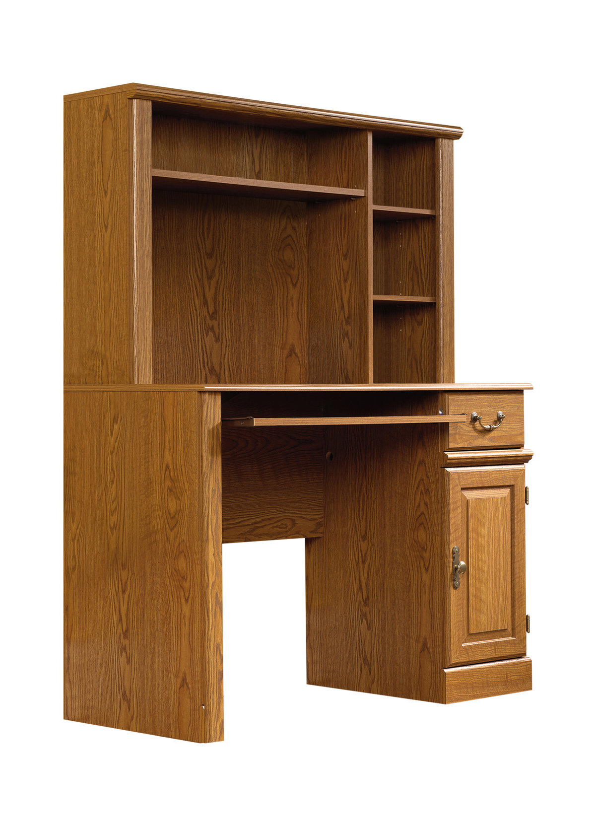 Sauder Orchard Hills Engineered Wood Computer Desk with Hutch in ...