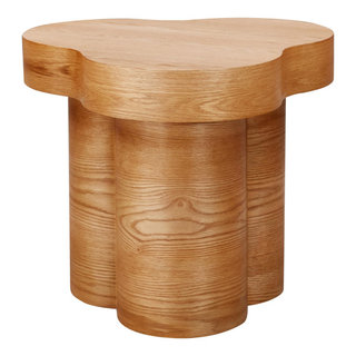 Dora Natural Oak Table, Side Table - Transitional - Side Tables And End ...