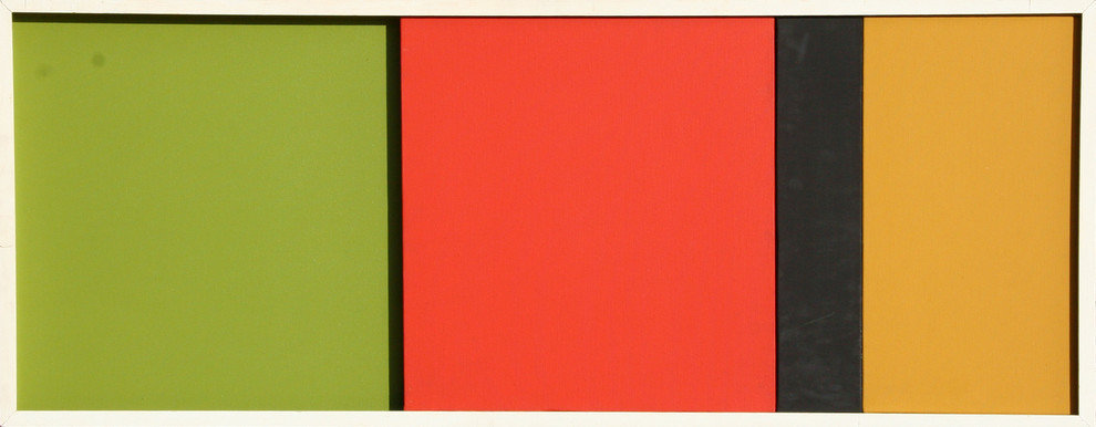 Jerry Okimoto "Untitled" Oil Painting With Moveable Panels ...