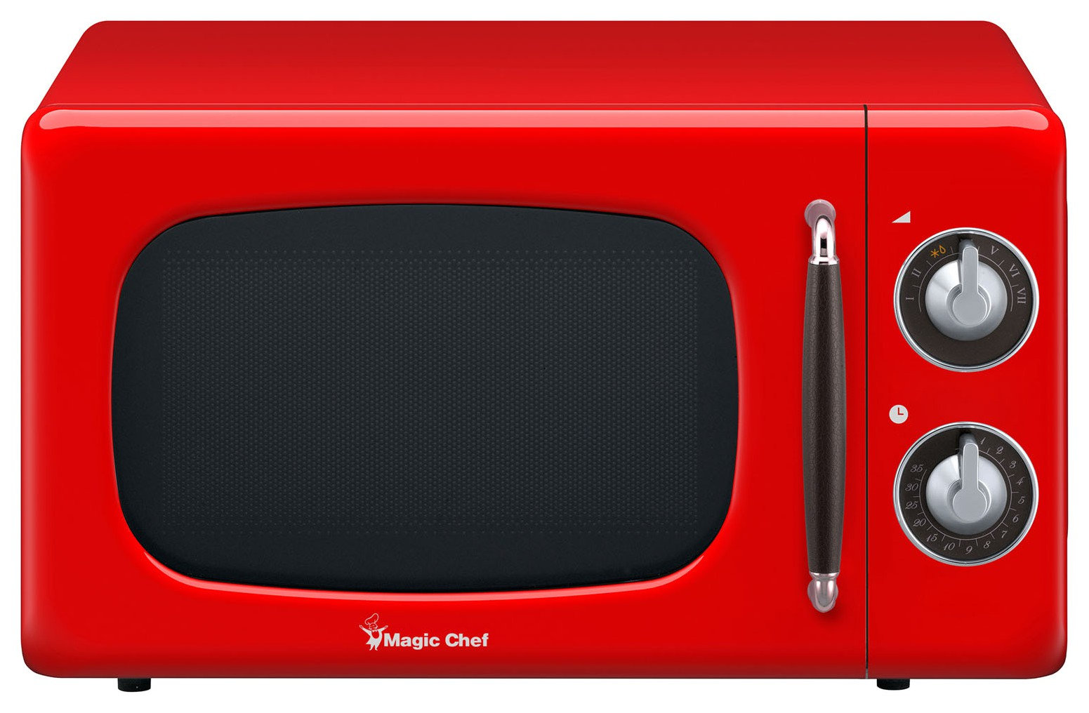 0.7-Cu. Ft. 700W Retro Countertop Microwave Oven, Red - Contemporary ...