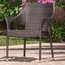 GDF Studio Miranda Outdoor Mix Mocha Wicker Stacking Dining Chairs, Set ...