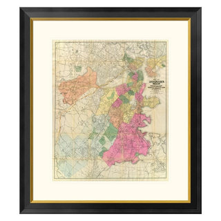 "Boston, 1888" Framed Digital Print by Murdock Sampson, 23x26", 28"x1.5 ...