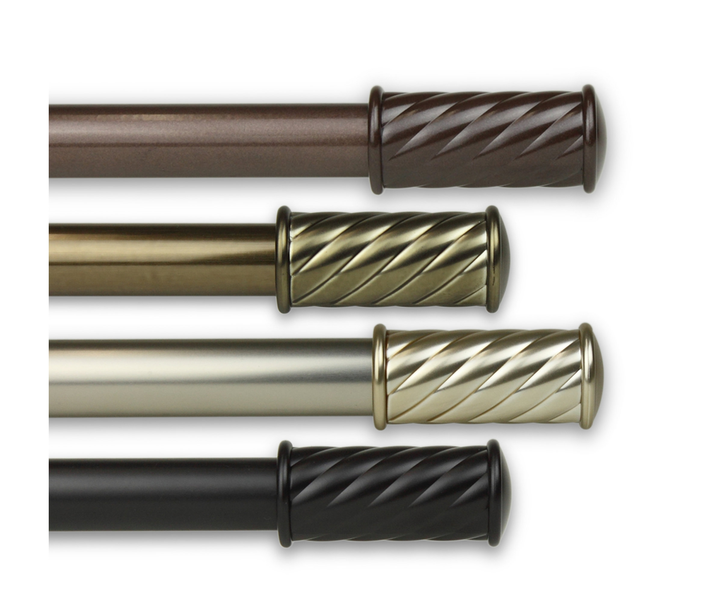 Grip Curtain Rod, 48-84" - Transitional - Curtain Rods - by Rod Desyne ...