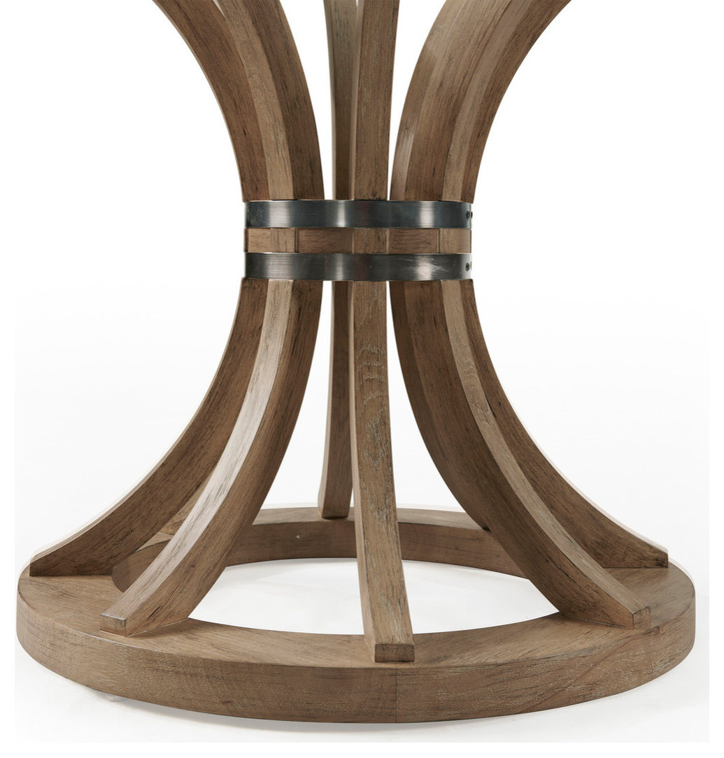Sheffield Round Dining Base - Industrial - Table Tops And Bases - by ...