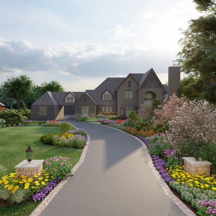 75 French Country Driveway Ideas You'll Love - October, 2025 | Houzz