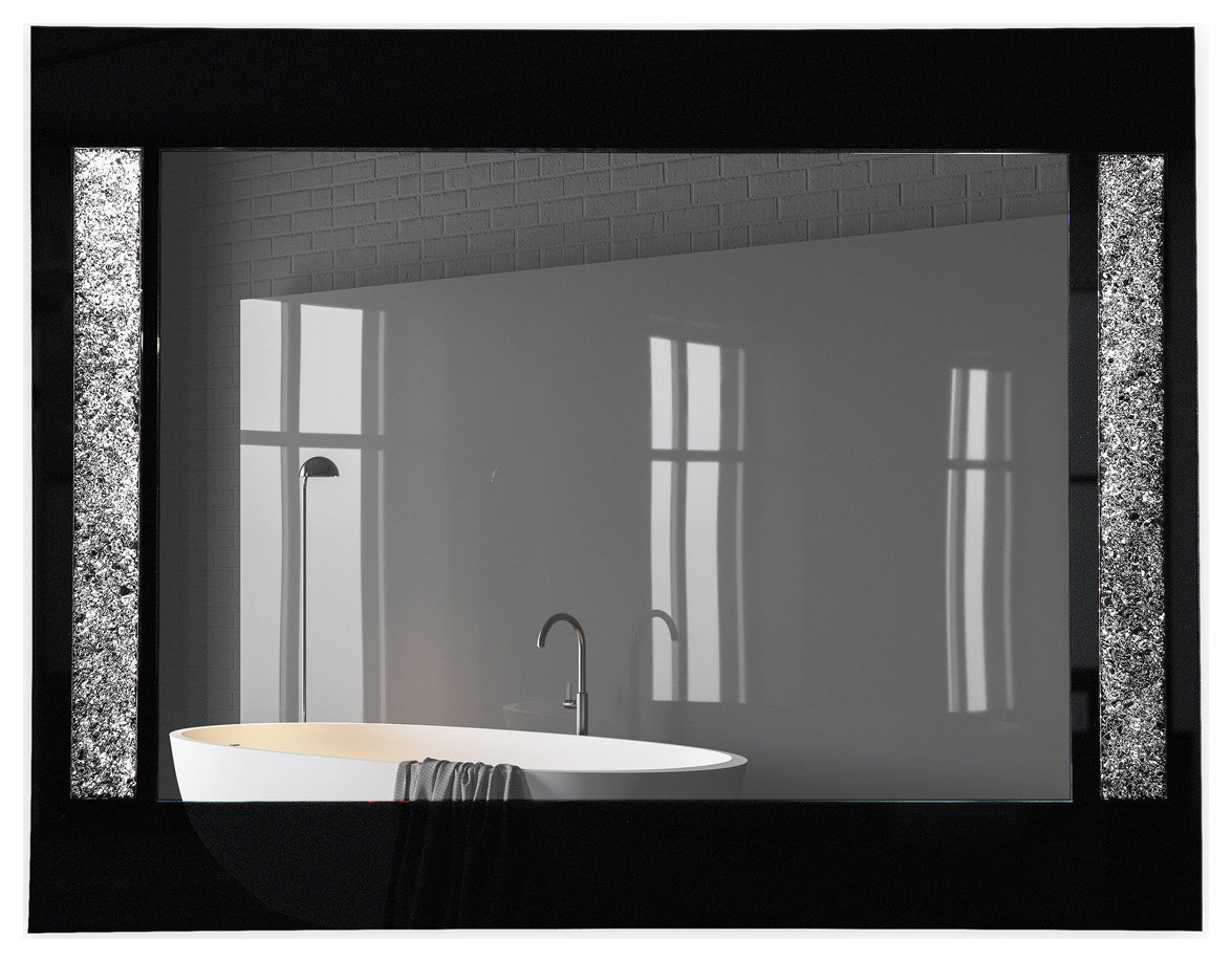 Sevda Luxury Crystal Single Vanity Mirror - Contemporary - Bathroom ...