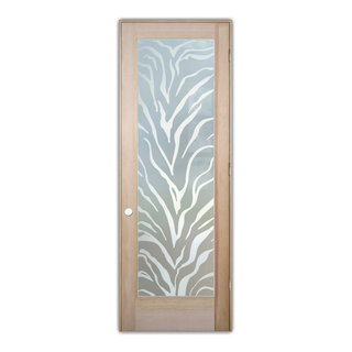 Interior Prehung Door or Interior Slab Door - Tiger Stripes - Primed ...