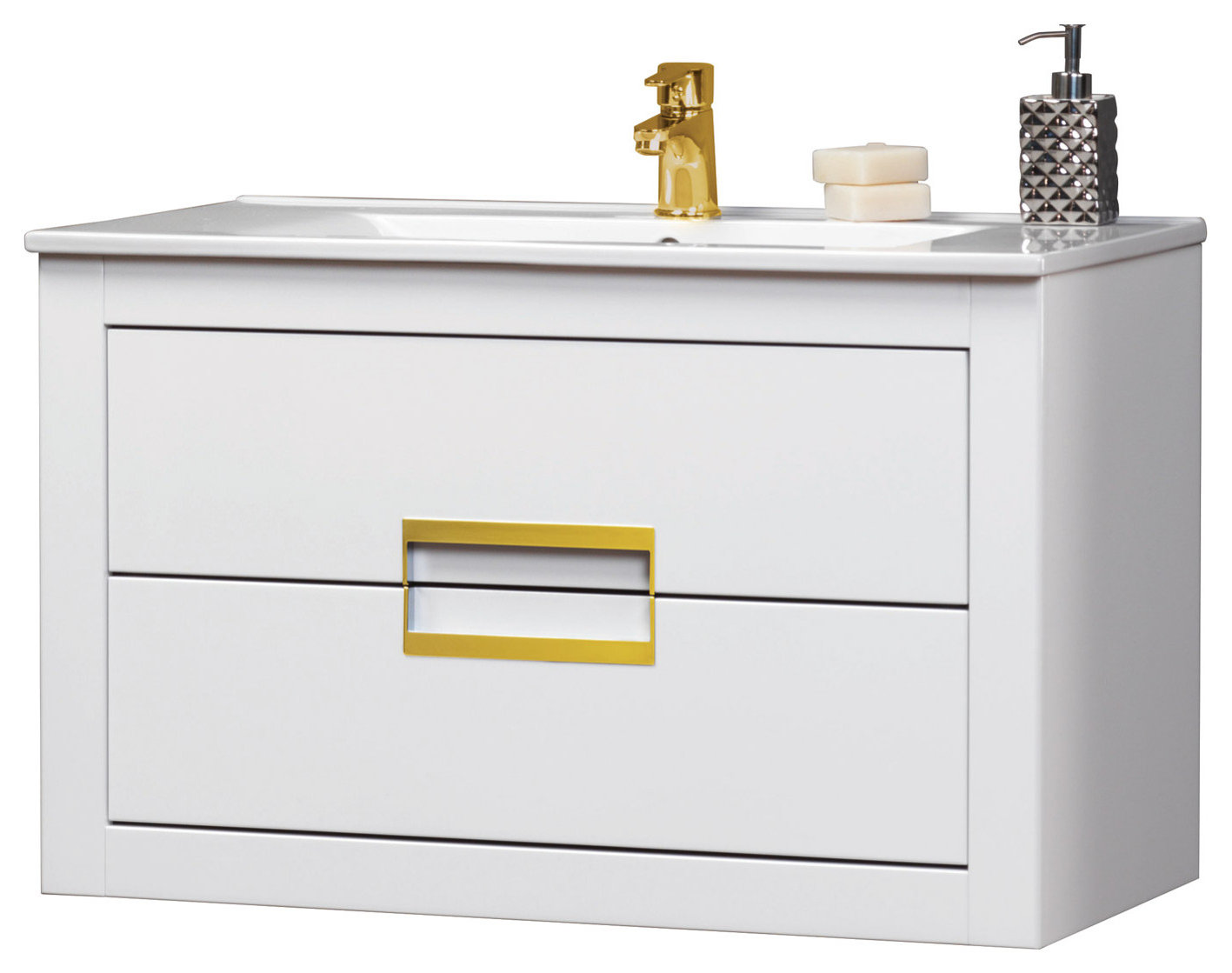 Danya Leather Vanity 32" - Modern - Bathroom Vanities And Sink Consoles ...
