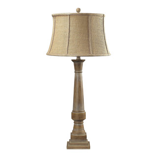Sterling Industries 93-9245 Reclaimed Wood Look, Post Table Lamp ...