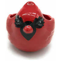 TAG Earthenware Red Cardinal Bowl - Contemporary - Decorative Bowls ...