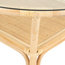 Visayas Rattan Coffee Table with Glass Top, Natural - Tropical - Coffee ...