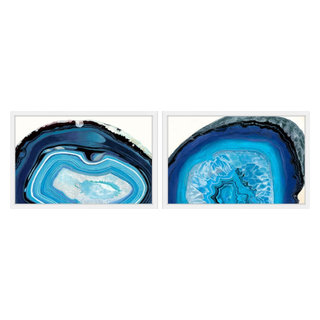 Snowy White Diptych, 36x12 - Contemporary - Prints And Posters - by ...