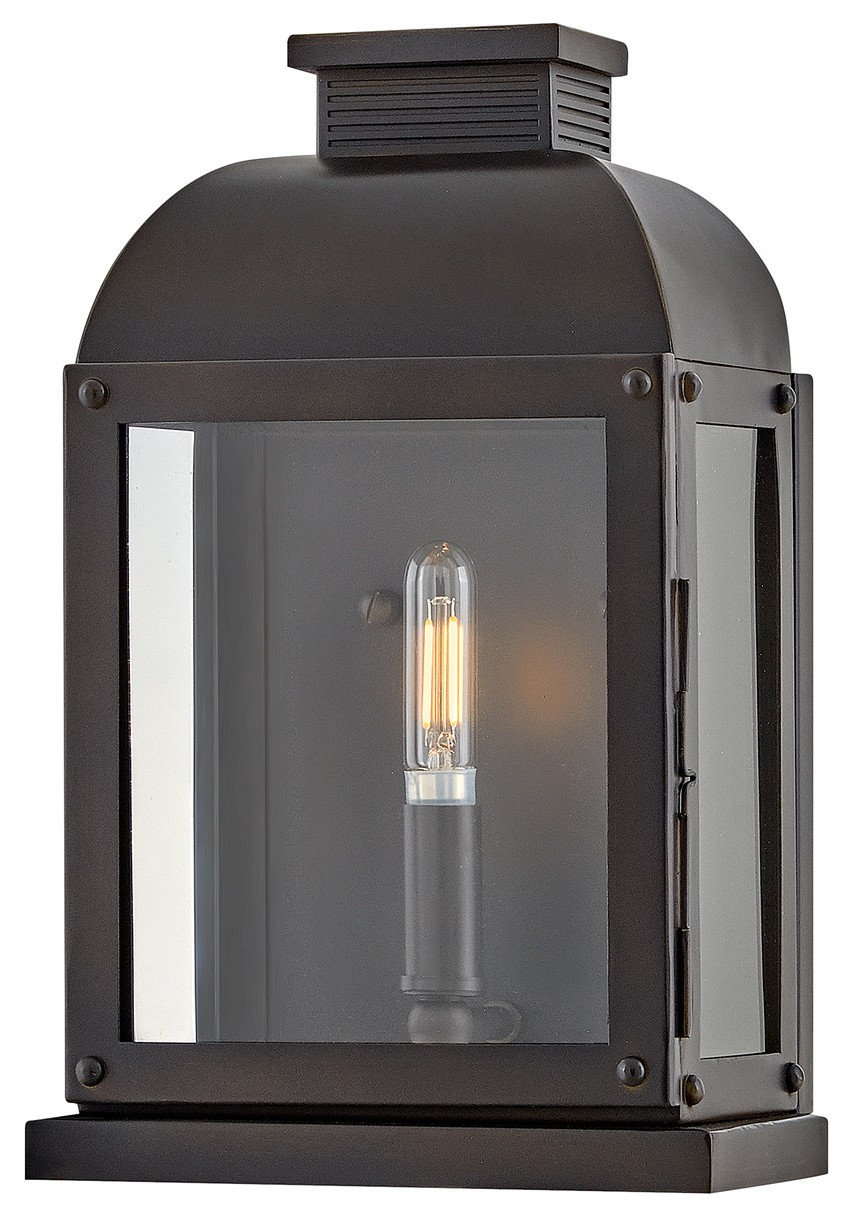 Tiverton LED Wall Mount in Dark Oxidized Brass - Transitional - Outdoor ...