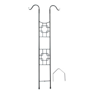 ACHLA Square-On-Squares Double Pole Trellis - Traditional - Garden ...