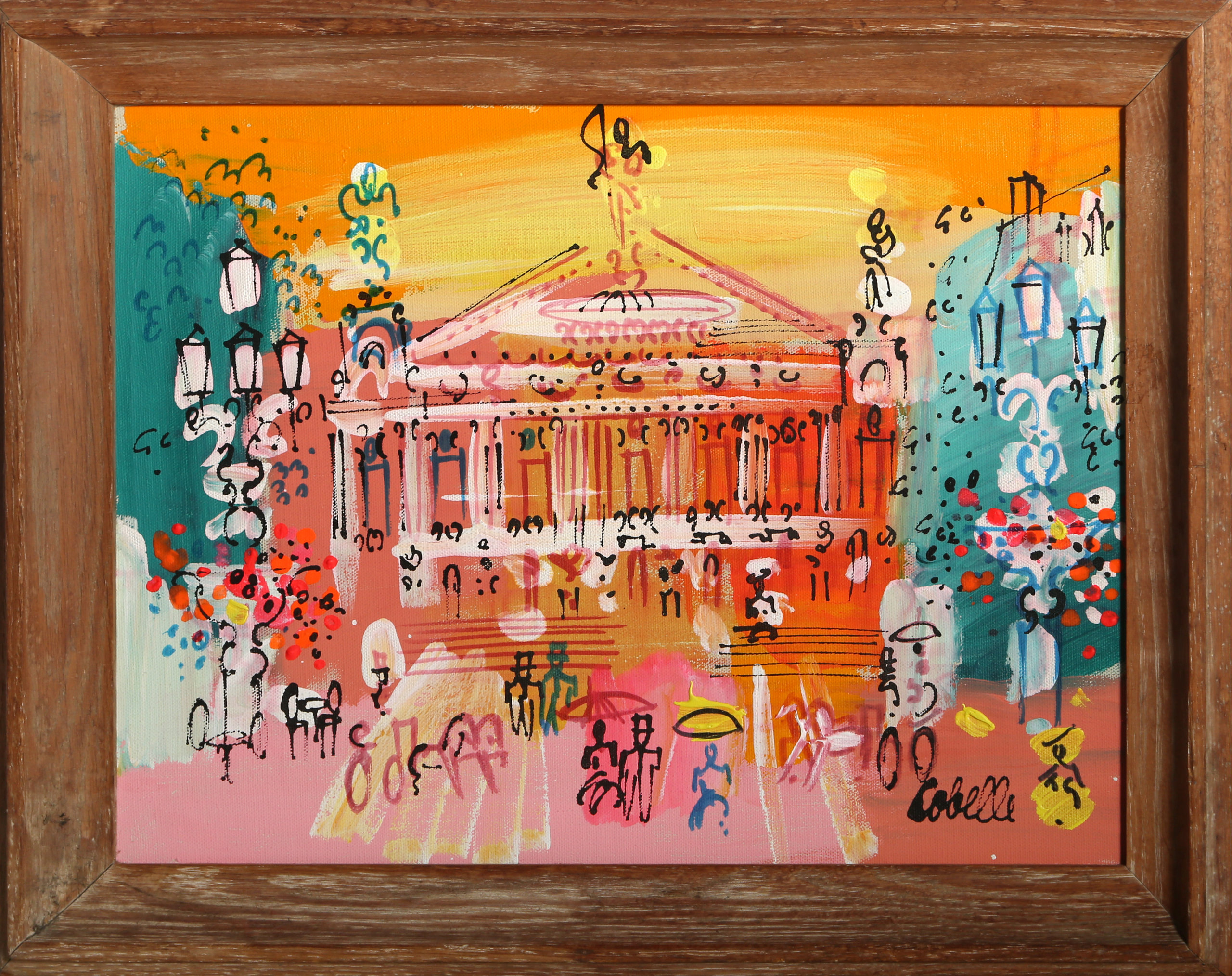 Pantheon 9, Charles Cobelle, 12x16 - Contemporary - Paintings - by ...