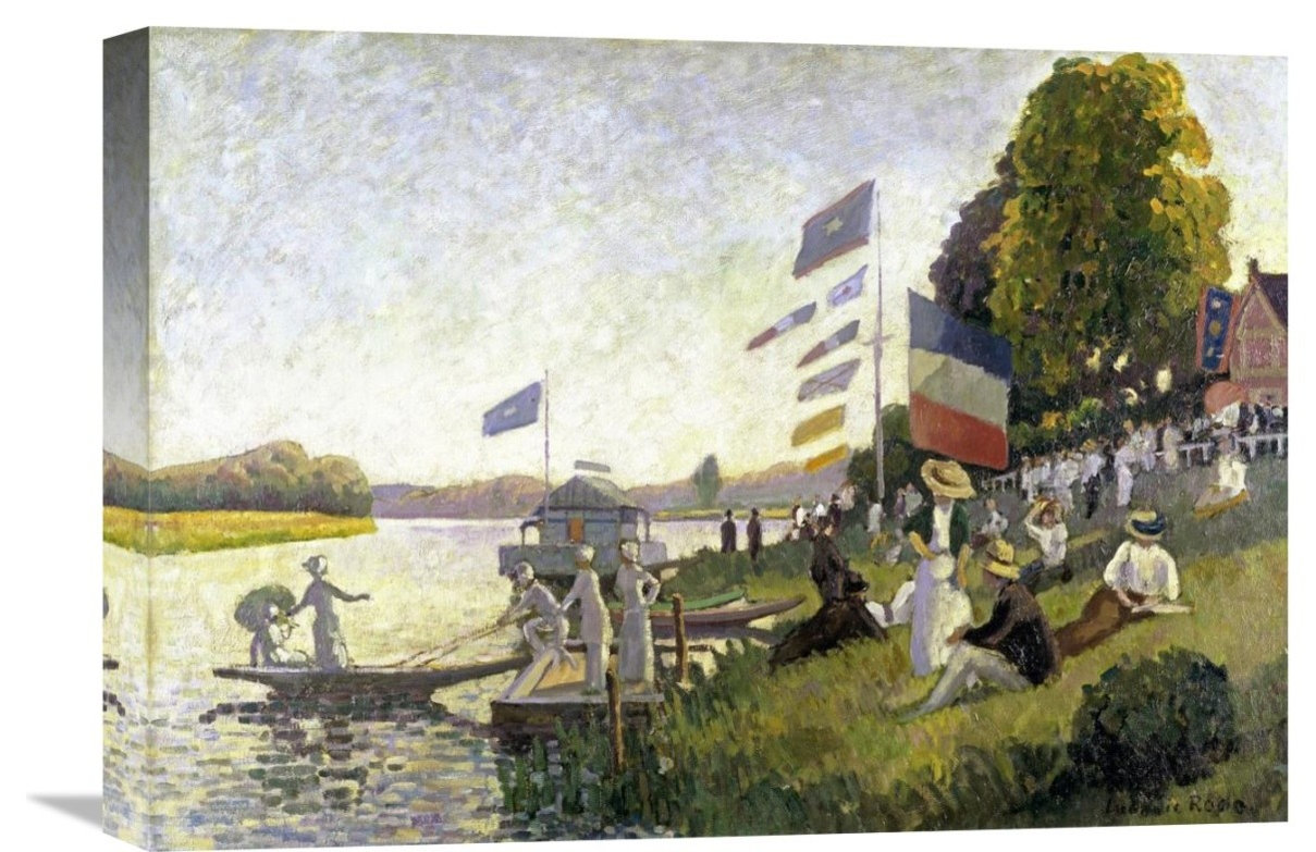 "Regatta" Artwork, 16" x 11", 22" x 15.532" - Traditional - Prints And ...