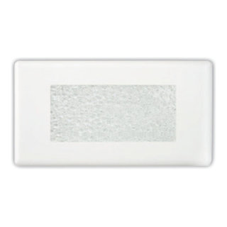 NICOR 15812COVER 10" Textured Glass Step Light Faceplate Cover ...