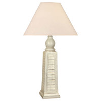 Shutter Table Lamps With Shades, Set of 2 - Beach Style - Lamp Sets ...